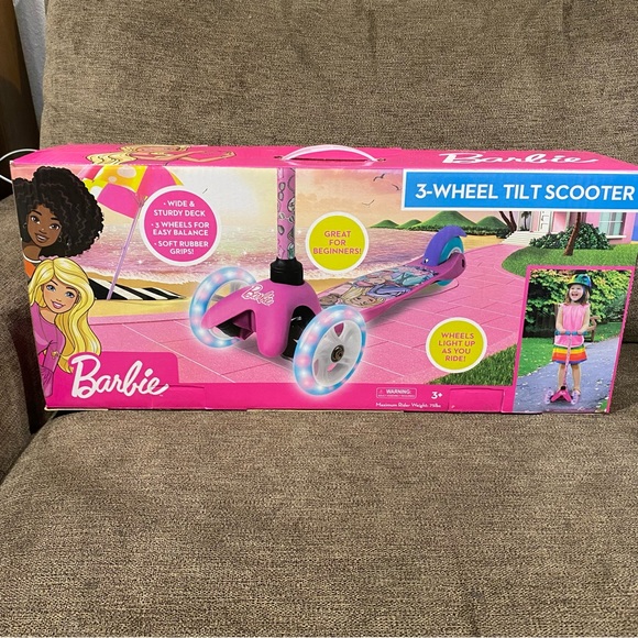 Barbie | Toys | Barbie 3wheel Tilt Scooter | Poshmark